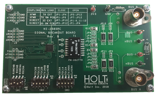 Holt IC- ADK-1585: HI-1585 Transceiver Demonstration Board